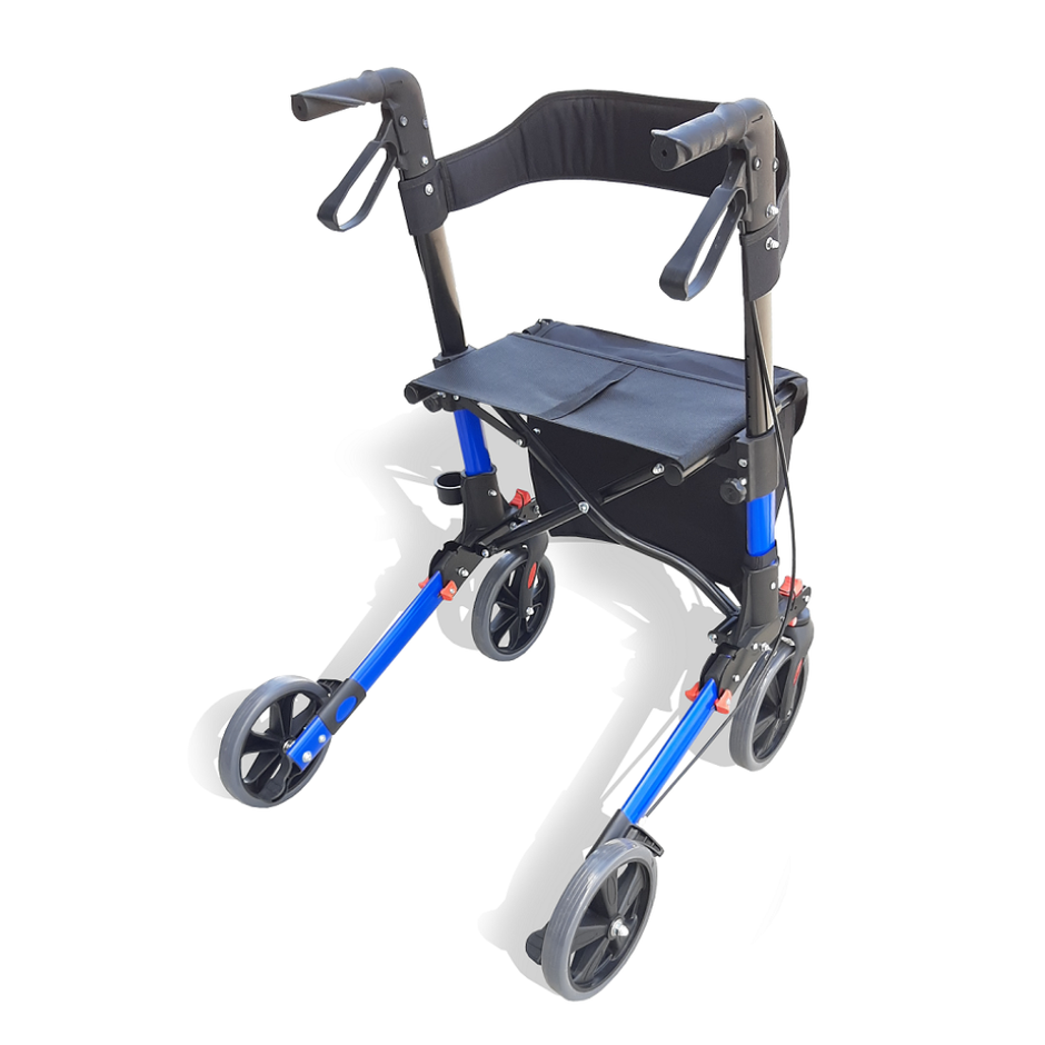 Compact Side Folding Mobility Wheelie Walker – Rapid medical