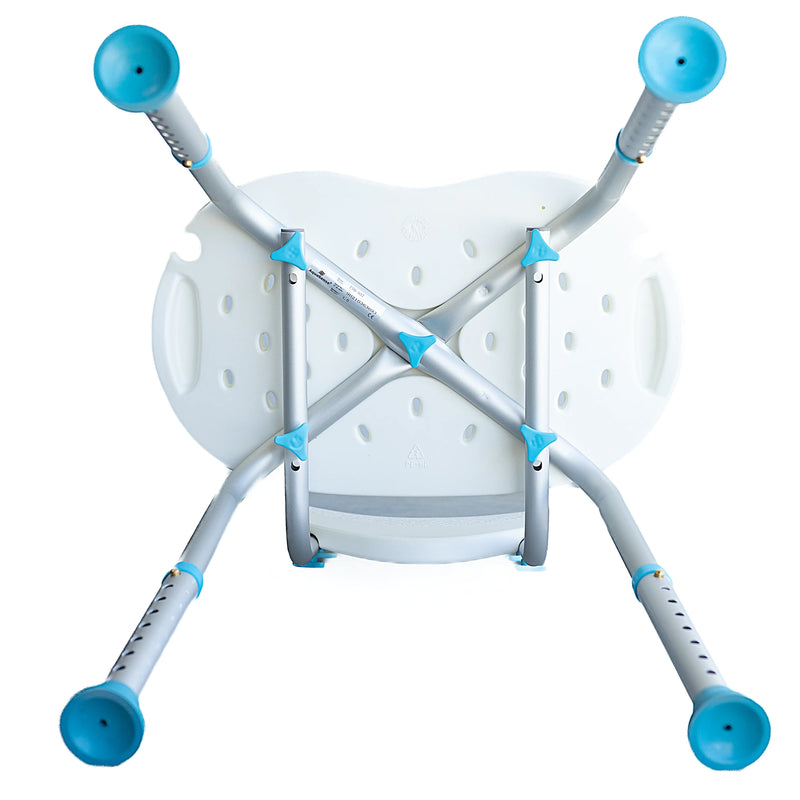 Adjustable Shower Chair Bath Stool Seat With Back