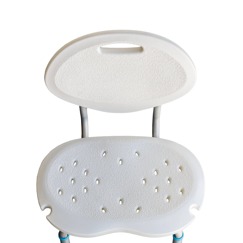 Adjustable Shower Chair Bath Stool Seat With Back