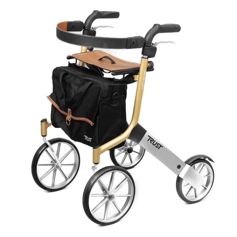 Let's Go Out Rollator Mobility Wheelie Walker - Trust Care