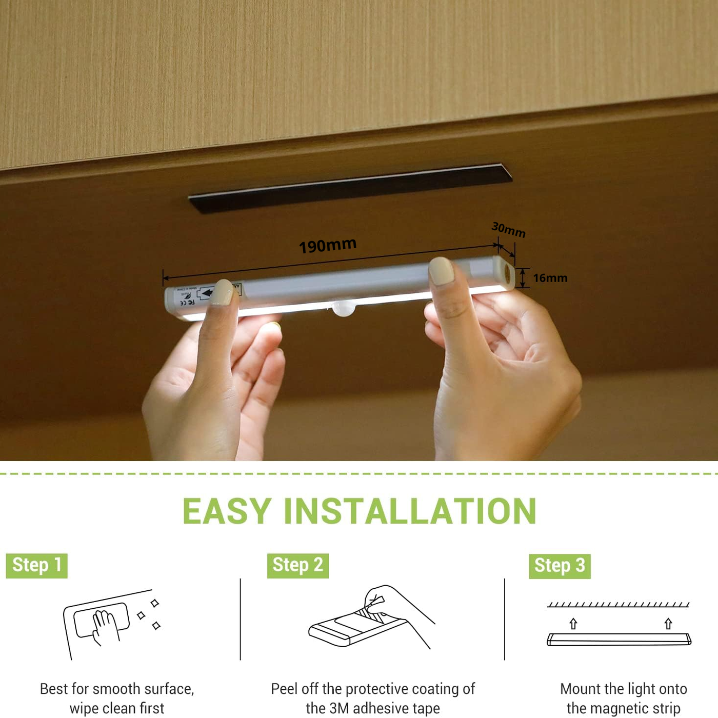Portable Fall Prevention Sensor Strip Light - 3 Pack – Rapid medical