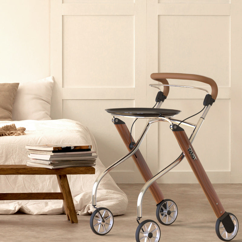 Indoor Mobility Wheelie Walker Trust Care Let's Go Rollator Including